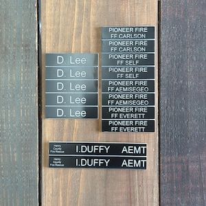 Accountability Tags for Fire Department Command - Etsy