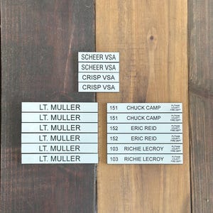 Accountability Tags for Fire Department Command - Etsy