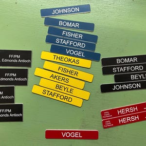 Accountability Tags for Fire Department Command - Etsy