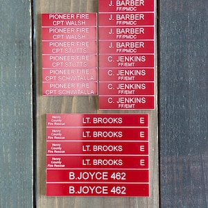 Accountability Tags for Fire Department Command - Etsy