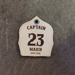 Personalized Genuine Leather Keychain, Firefighter Gift, Firefighter ...