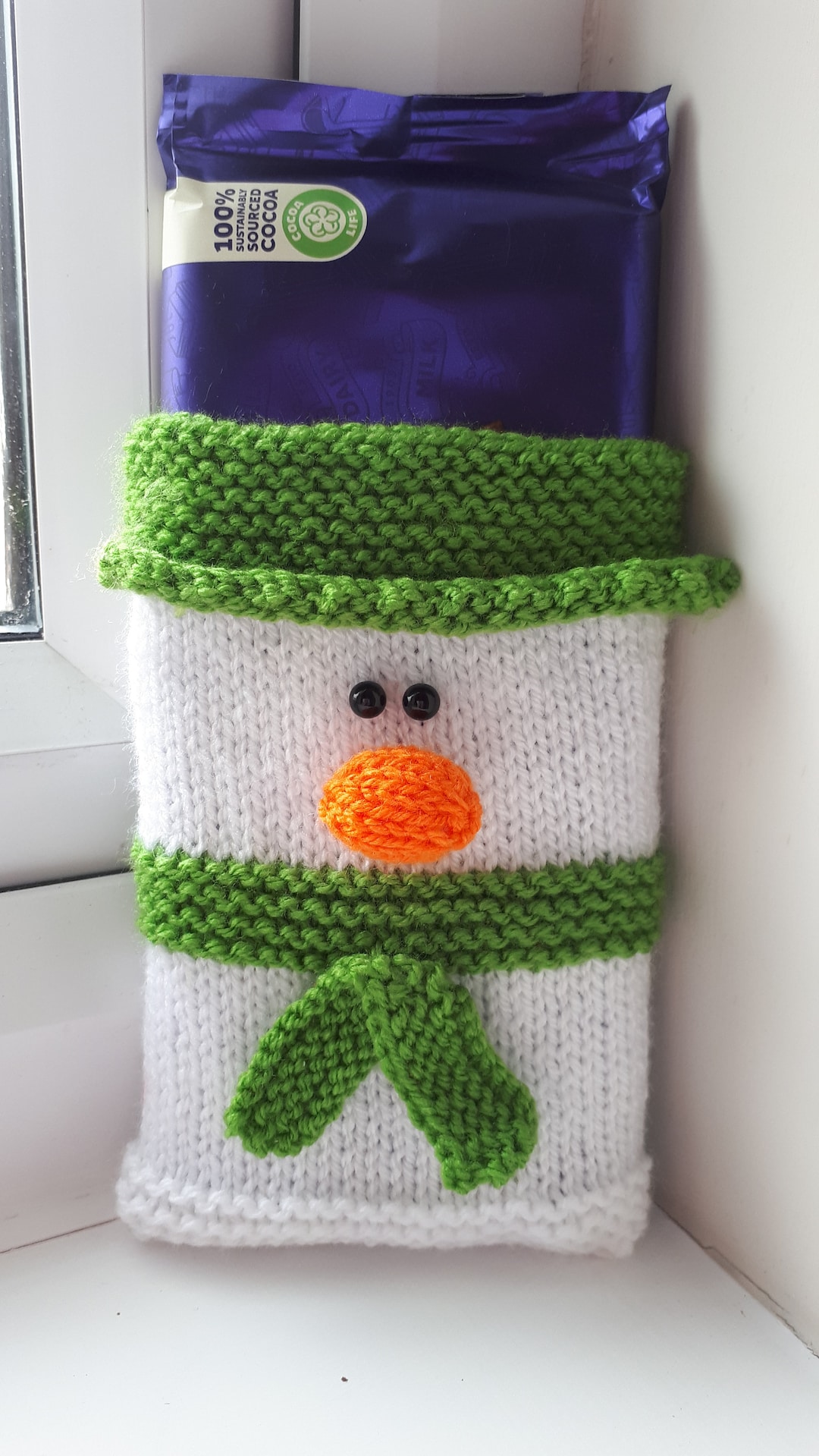 Snowman Chocolate Bar Cover - Etsy