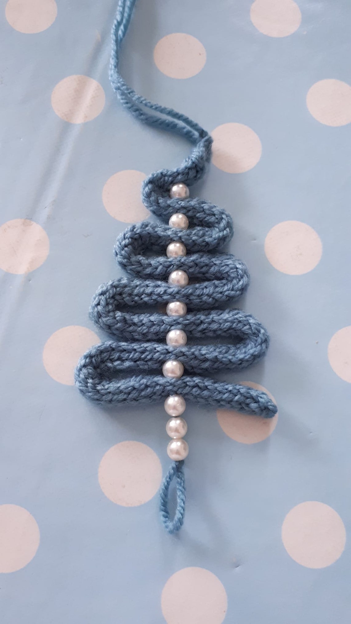 Hand Knitted Christmas Tree - Etsy UK
