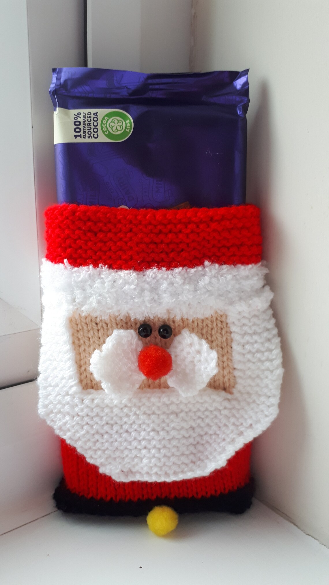 Santa Chocolate Bar Cover - Etsy UK