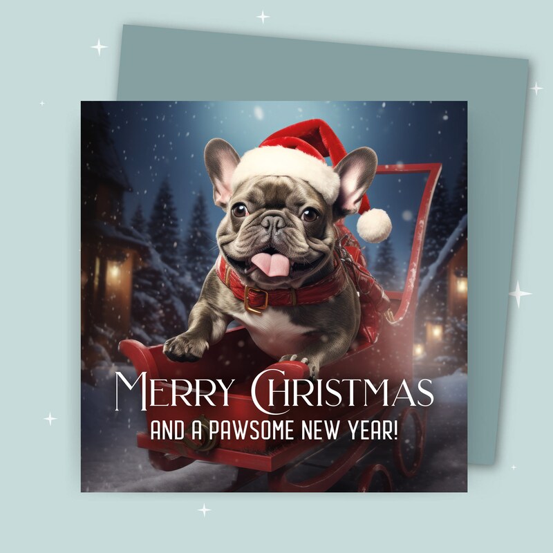 French Christmas Card - Etsy UK