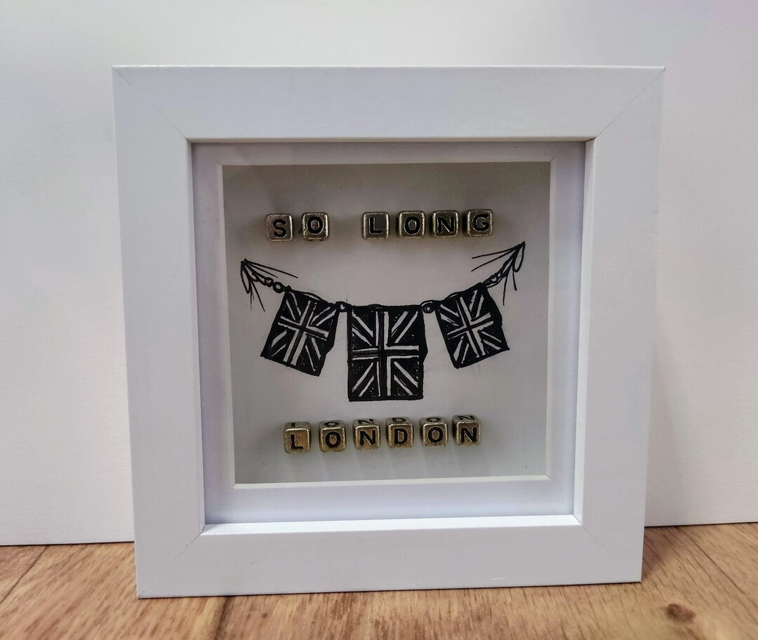 SLL Small Box Frame 10x10cm so Long London Swiftie Art Hand-drawn ...