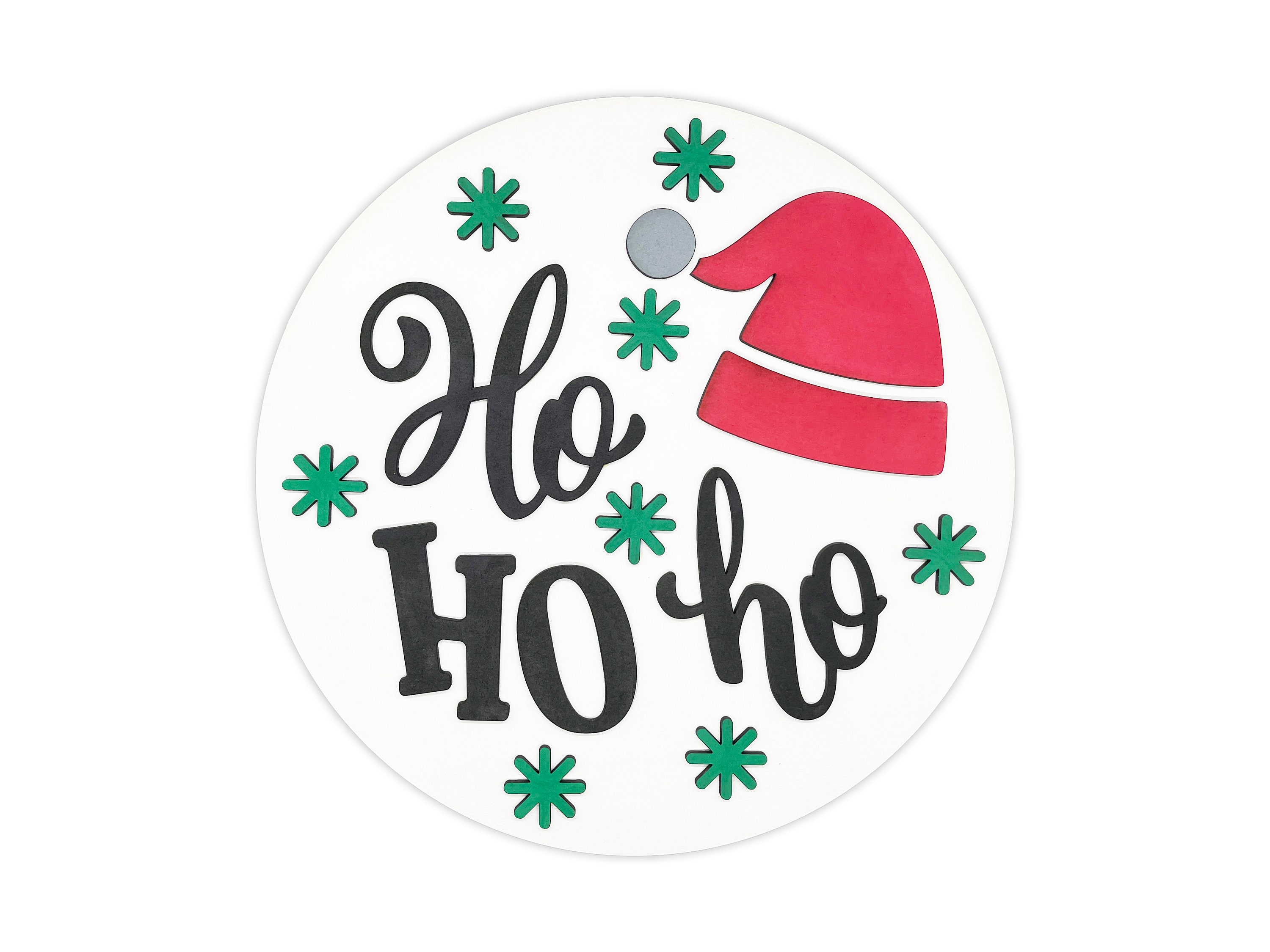 DIY Sign Kit Ho Ho Ho Santa Hat Sign Welcome Sign DIY Kit - Etsy