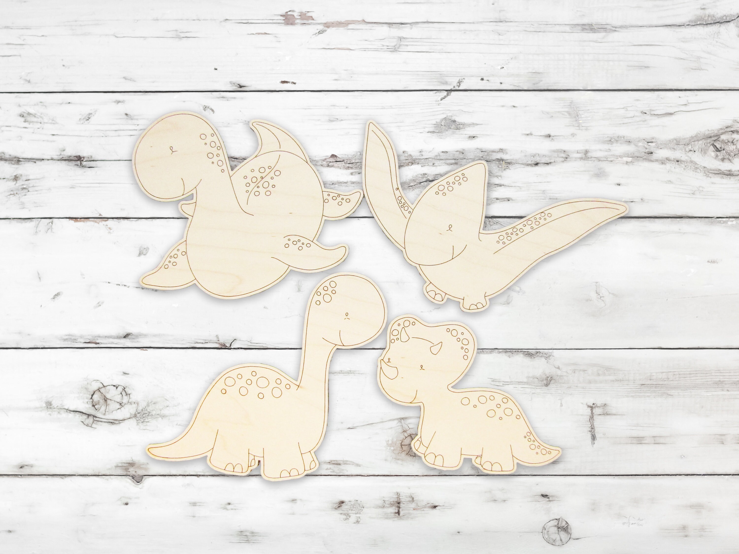 Dinosaur Craft Kit Kids Craft Kit Dino Dinosaur Wood - Etsy