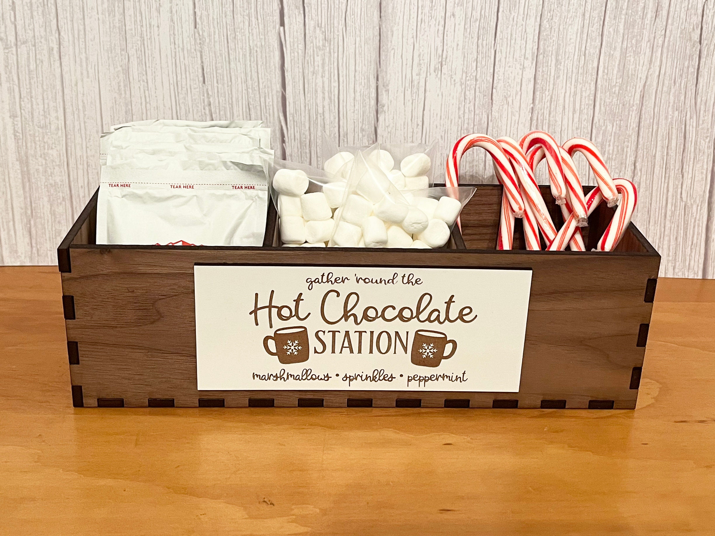 Hot Chocolate Station Box Hot Coco Box, Hot Chocolate Bar, Hot Coco Bar ...
