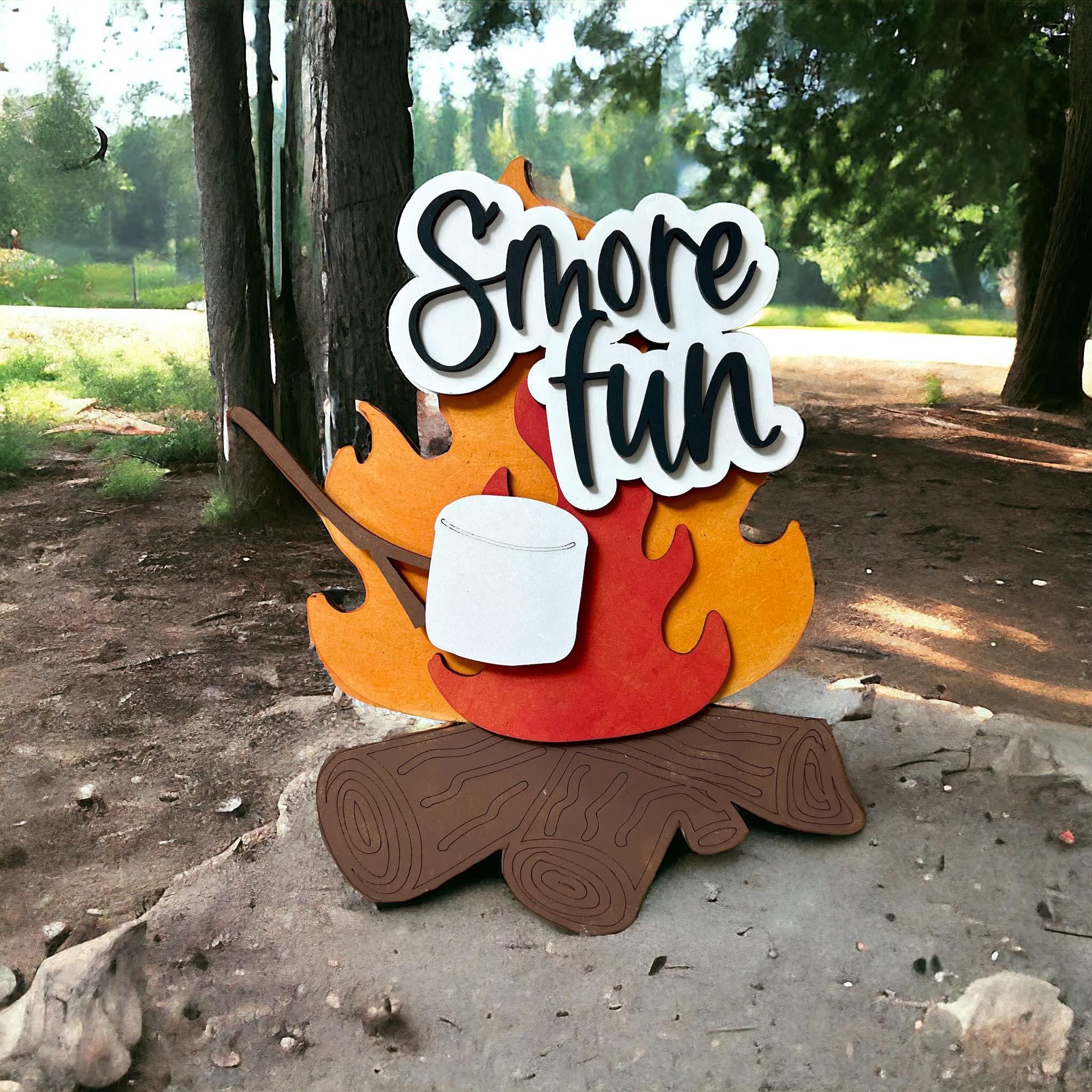 DIY Kids Paint Kit - Smore Fun Campfire Kit, Kids Paint Project, DIY ...
