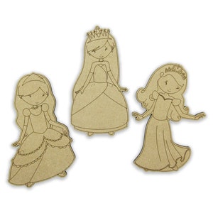Princess Craft - Kids Craft Kit - Princess Princesses Dancing - Wood ...