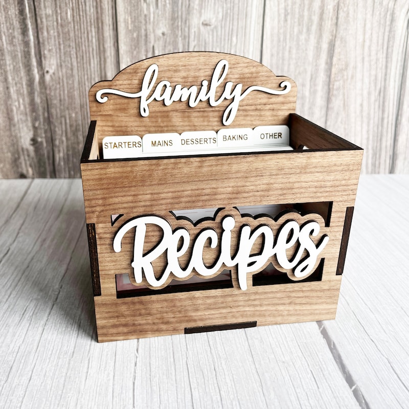 Recipe Box Dividers - Etsy