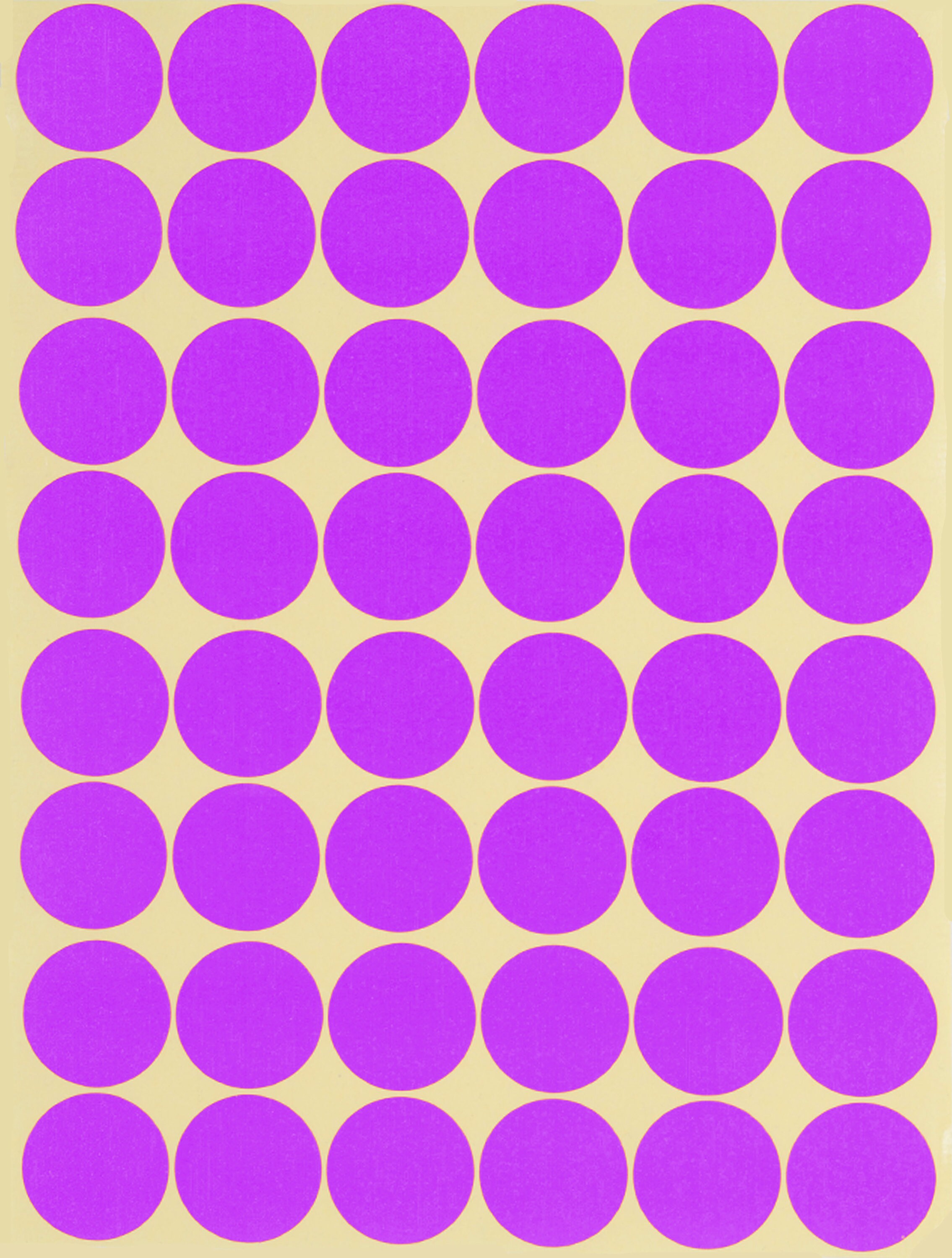 Adheso 25mm 1 Inch Colour Coding Dot Stickers. 48 Dots. 12 Colours ...