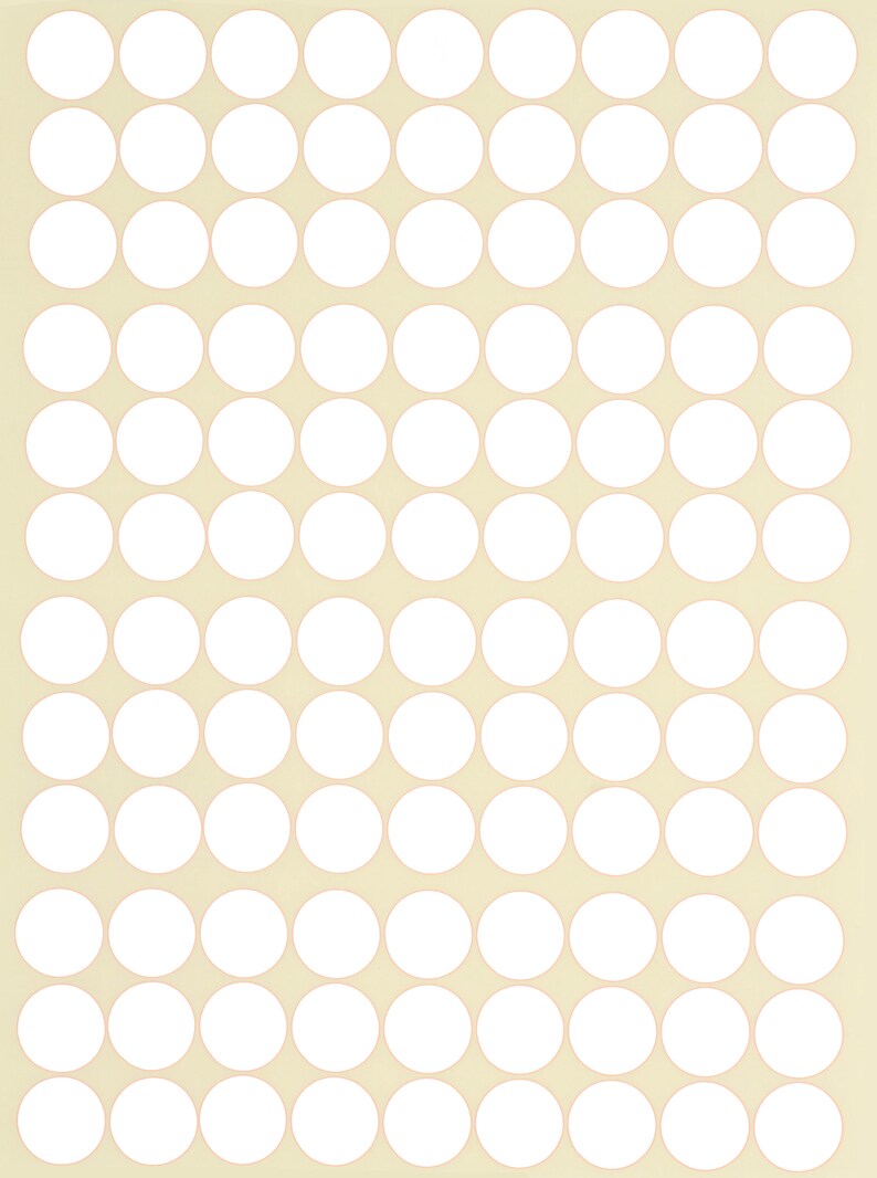 Adheso 16mm Colour Coding Dot Stickers. 108 Dots. 12 Colours, Wall ...