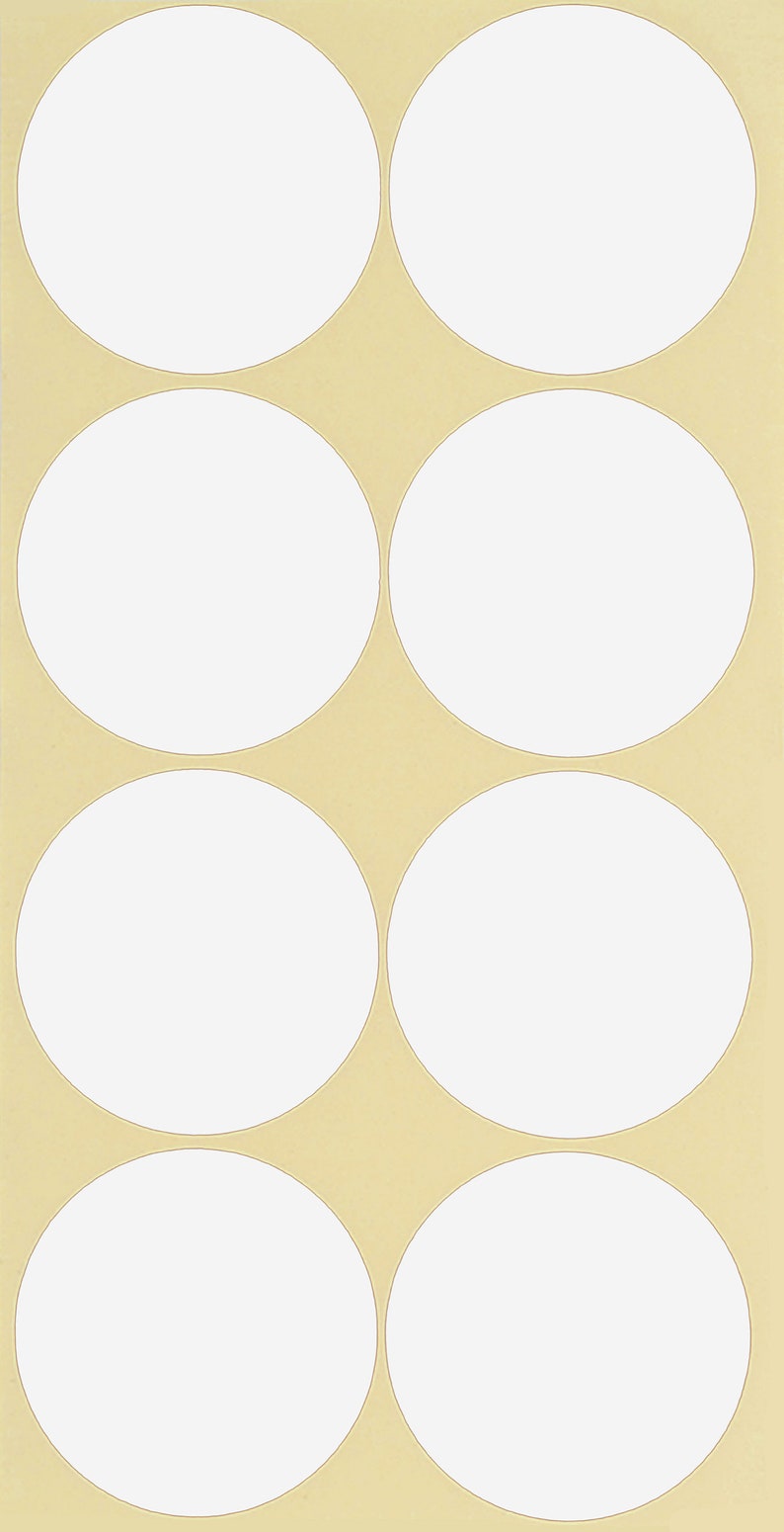 Adheso 50mm 2 Inch Colour Coding Dot Stickers. 8 Dots. 12 - Etsy