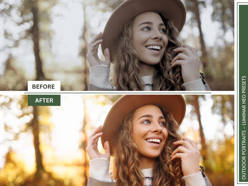 10 Luminar NEO Outdoor Portrait Presets by Jakub Bors | Adjustable Non ...
