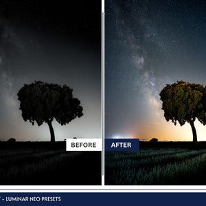 10 Luminar NEO Night Sky Landscape Presets by Jakub Bors | Adjustable ...