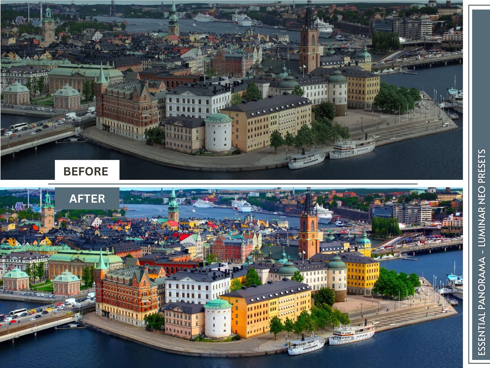 10 Luminar NEO Essential Panorama Landscape Presets | Adjustable Non ...