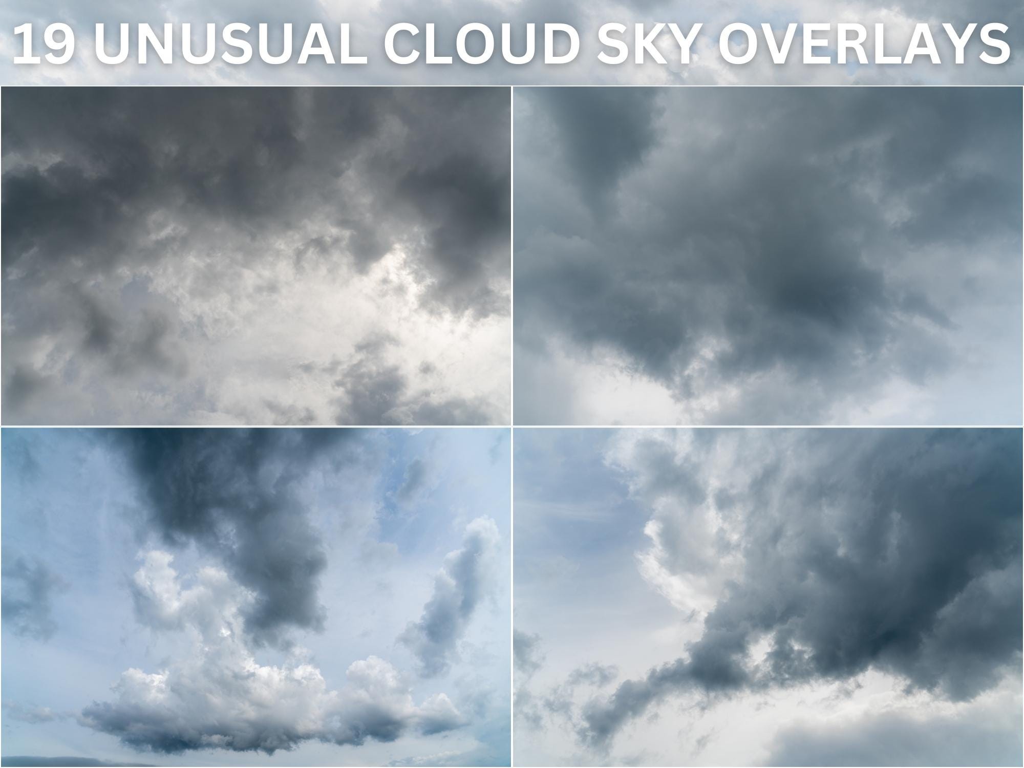 19 Unusual Cloud Sky Textures & Overlays | Super High Quality ...