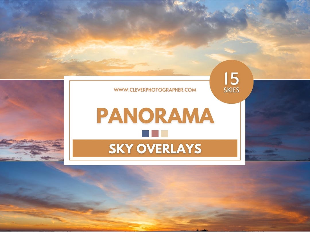 15 Panorama Sky Textures & Overlays | Super High Quality | Photoshop ...