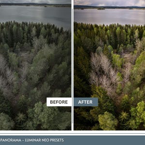10 Luminar NEO Essential Panorama Landscape Presets | Adjustable Non ...
