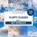 20 Fluffy Clouds Sky Textures & Overlays | Super High Quality ...