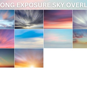 26 Long Exposure Sky Textures & Overlays | Super High Quality ...