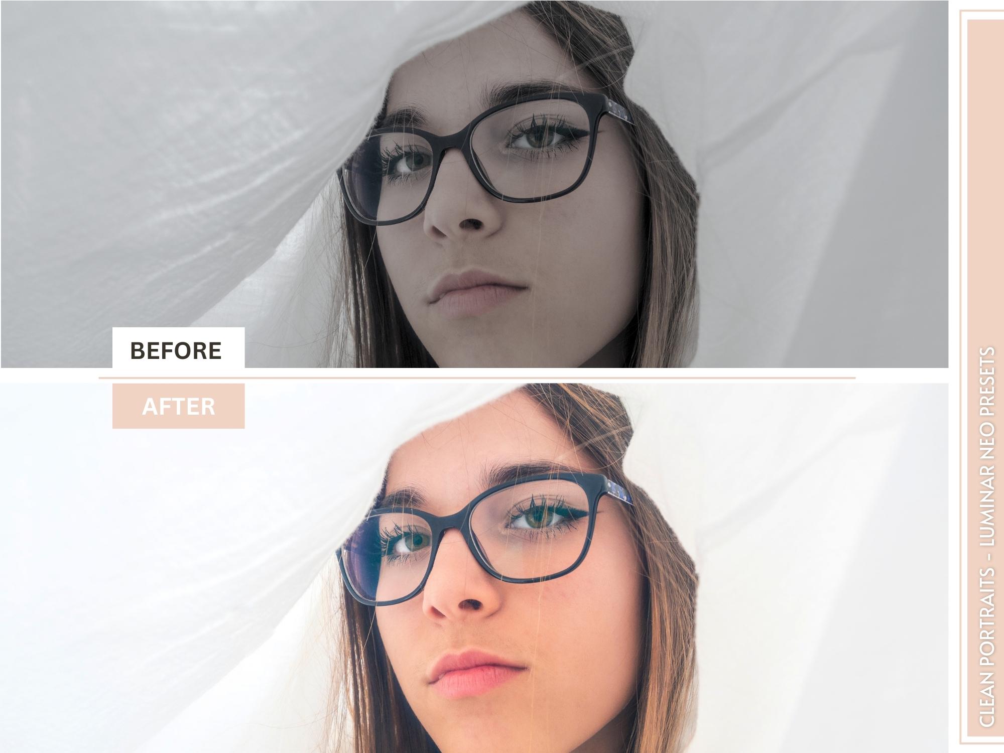 10 Luminar NEO Clean Portrait Presets by Jakub Bors | Adjustable Non ...