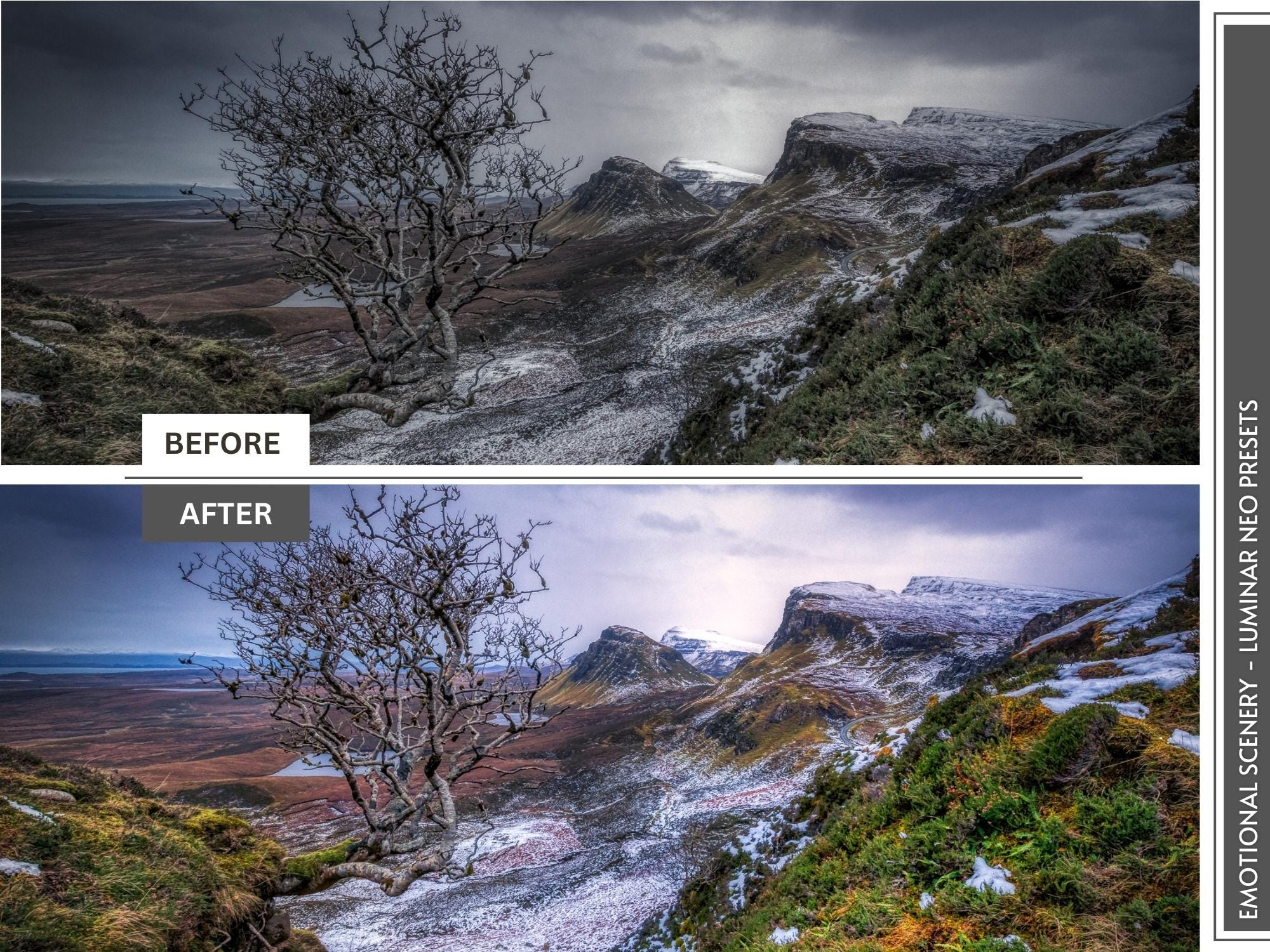 10 Luminar NEO Emotional Scenery Landscape presets | Adjustable Non ...