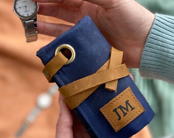 Waxed Canvas Watch Roll - Etsy