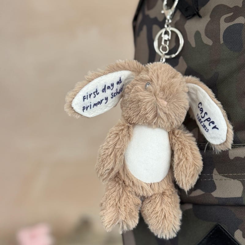 Brown School Bunny - Etsy UK