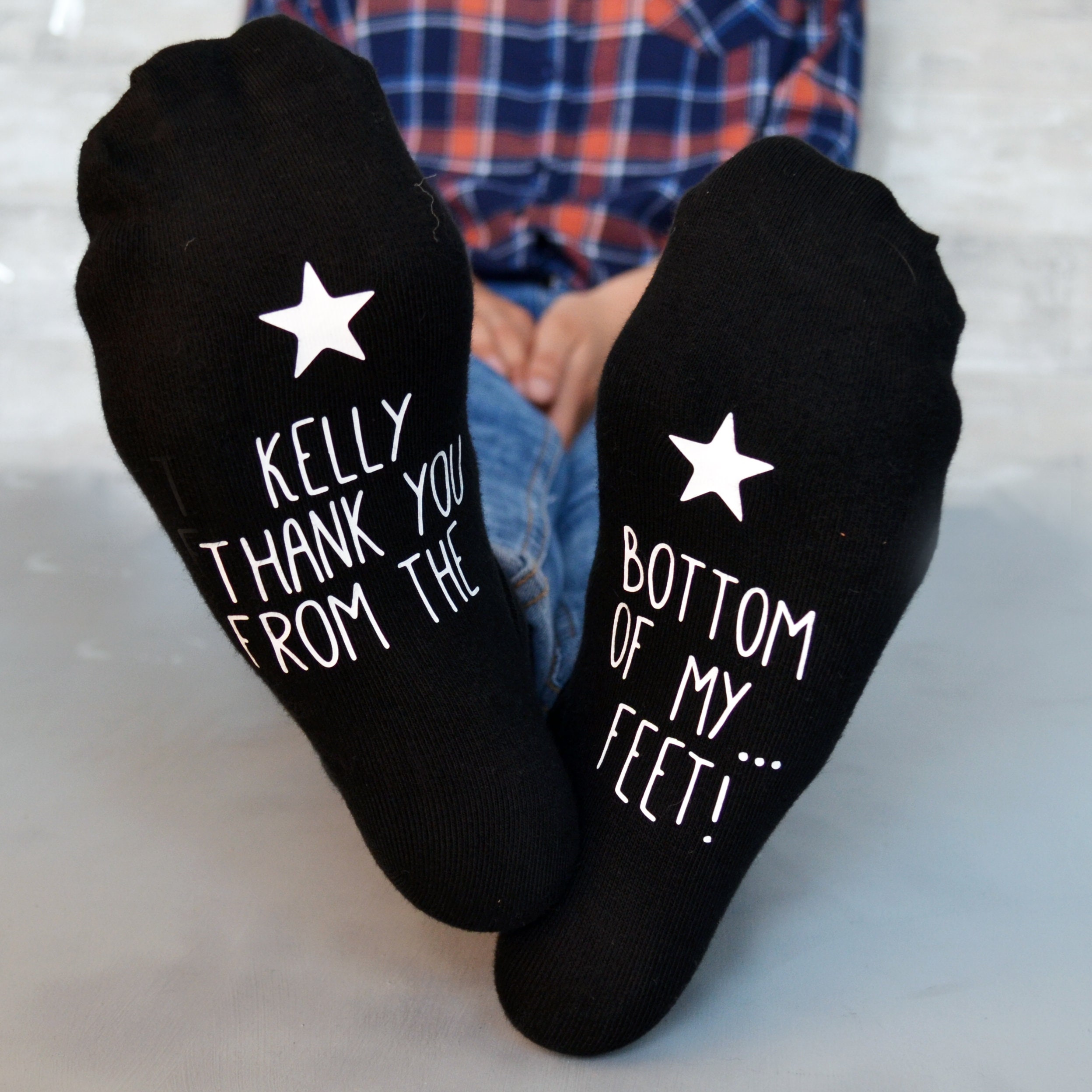 Showing Off Her Socks And Soles