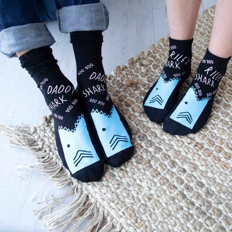 Shark Socks - Etsy