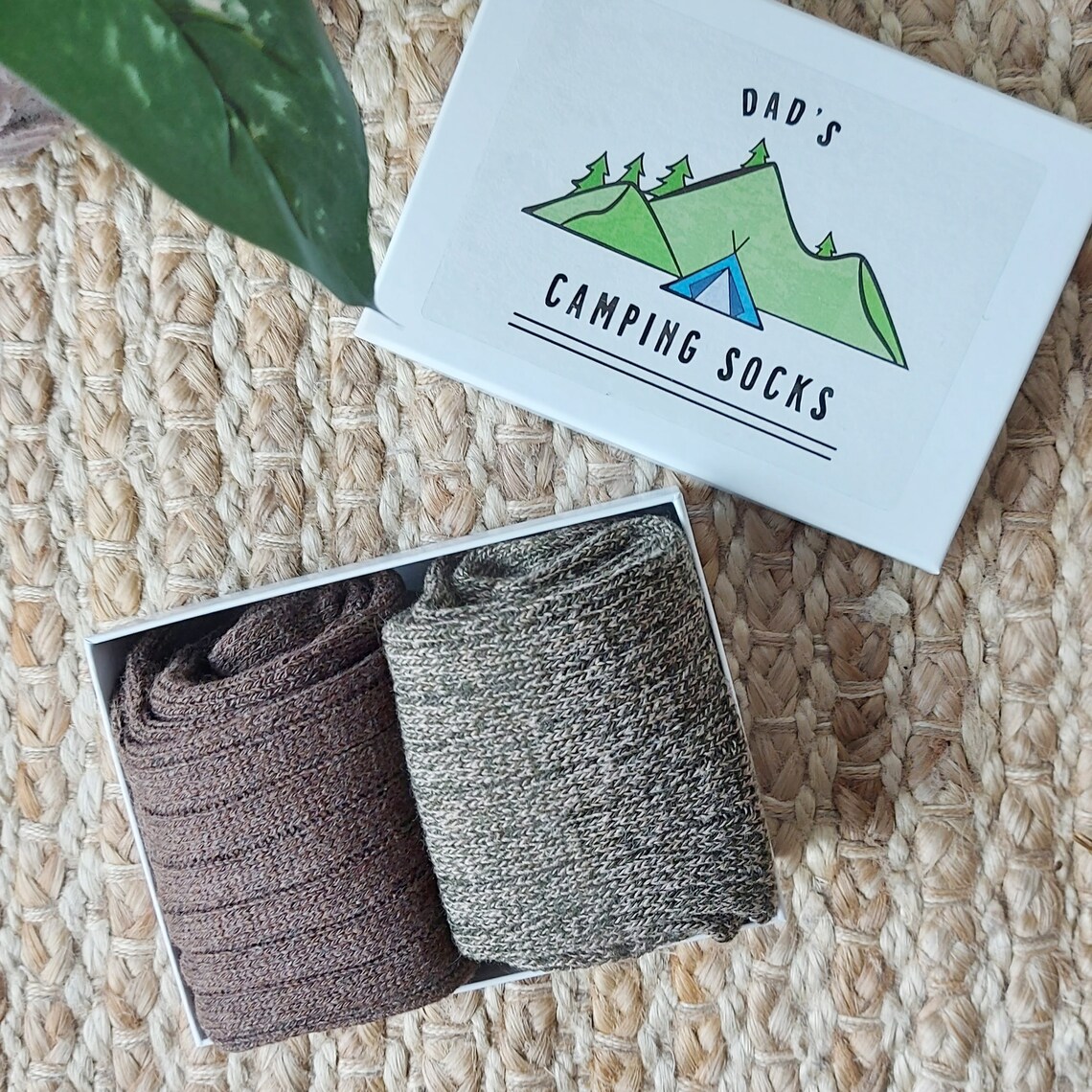 Camping Socks in a Box - Etsy