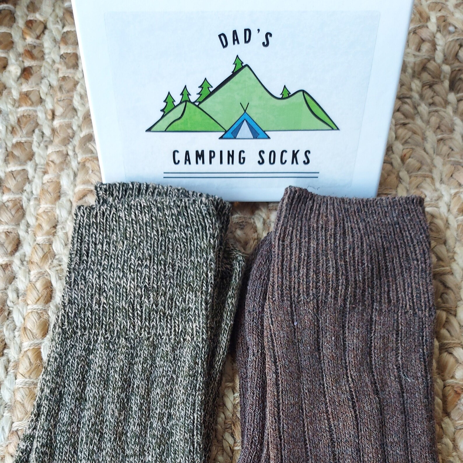 Camping Socks in a Box - Etsy
