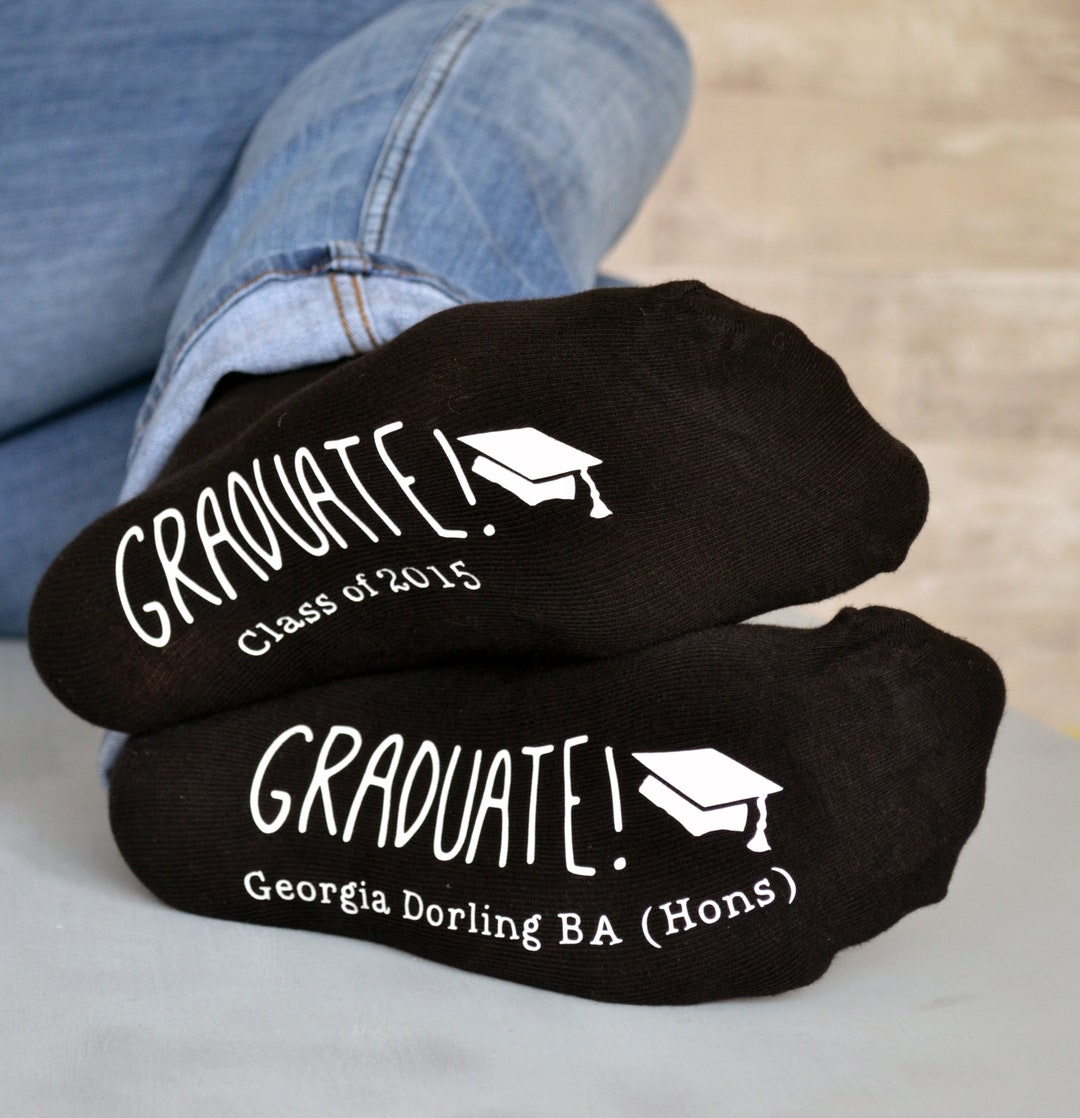 Personalised Graduation Socks | Congratulations Gifts | Proud of You ...