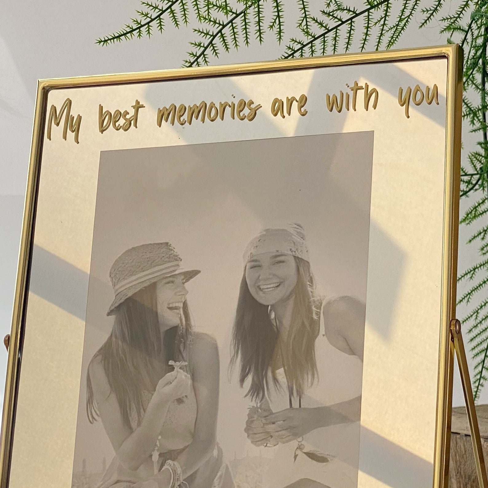 Personalised Mirrored Favourite Memories Photo Frame | Etsy