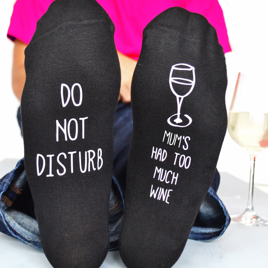 Personalised Mum's Do Not Disturb Socks - Etsy