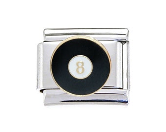 1 Vintage Gumball Machine Eight Ball Charm - Etsy