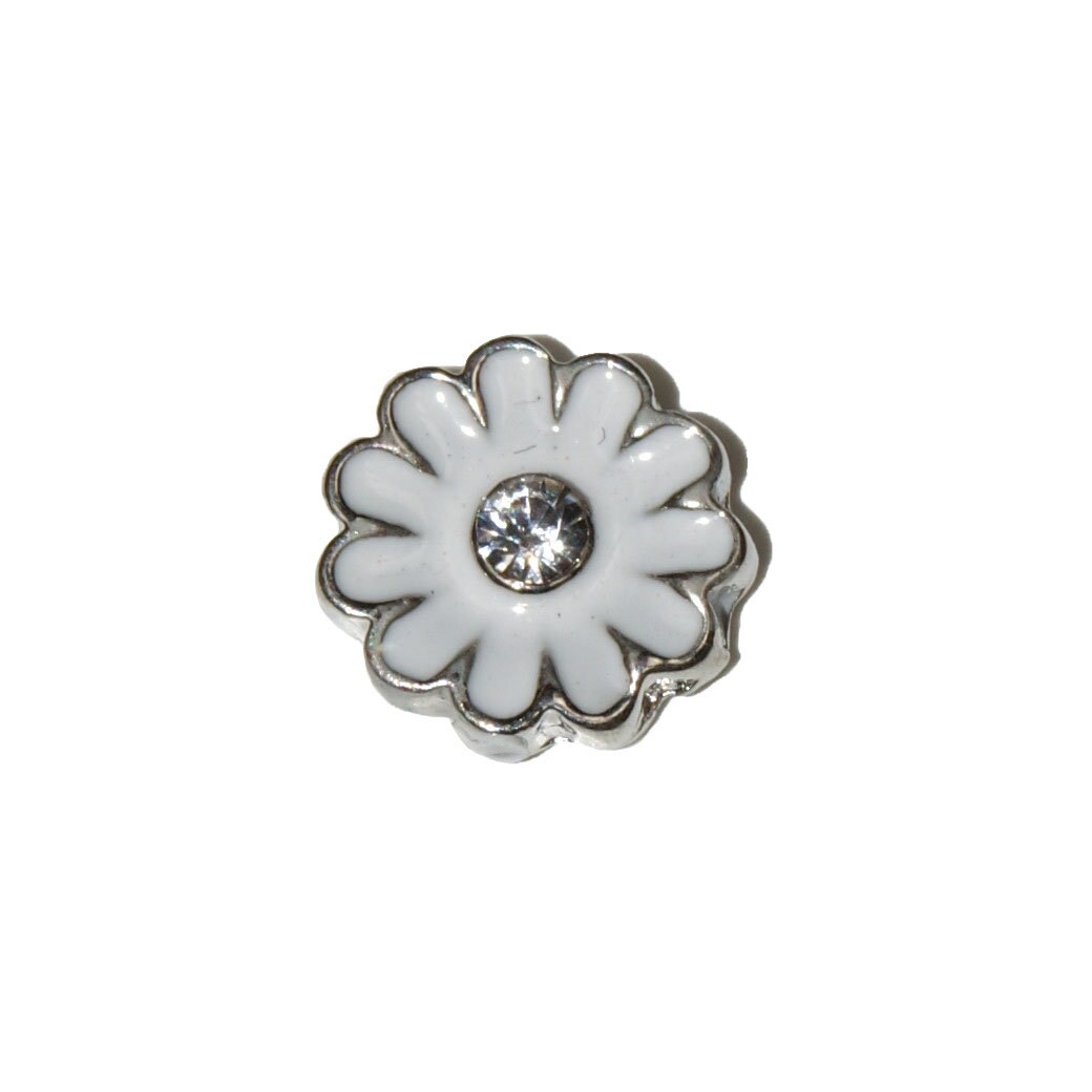 Flower Daisy Poppy Shamrock Clover Floating Locket Charm | Etsy