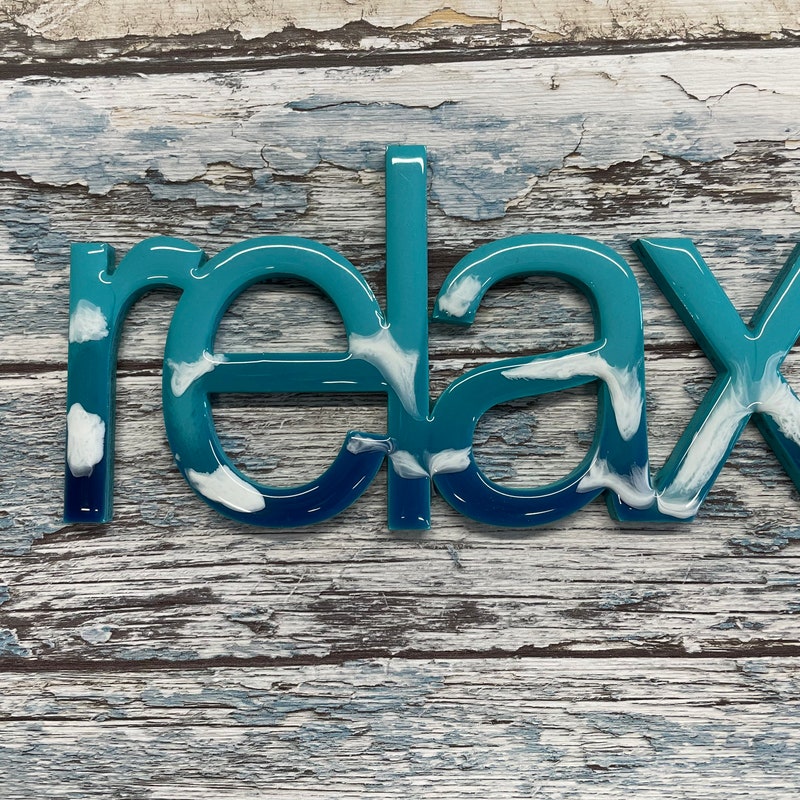 Relax Sign - Etsy