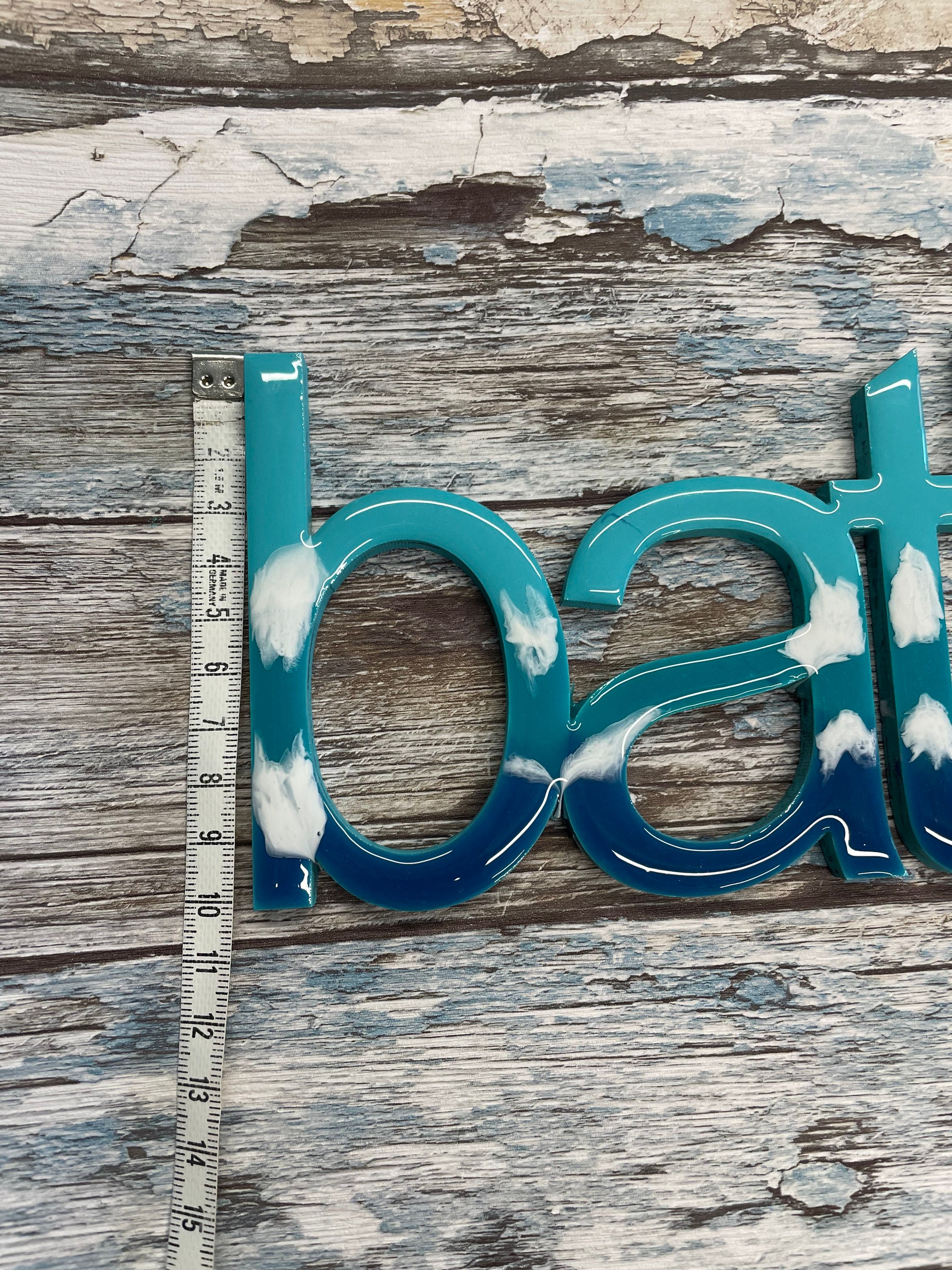 Ocean Bathroom Sign - Etsy