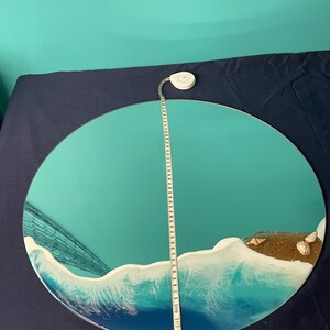 Ocean mirror art 50cm Round | Etsy