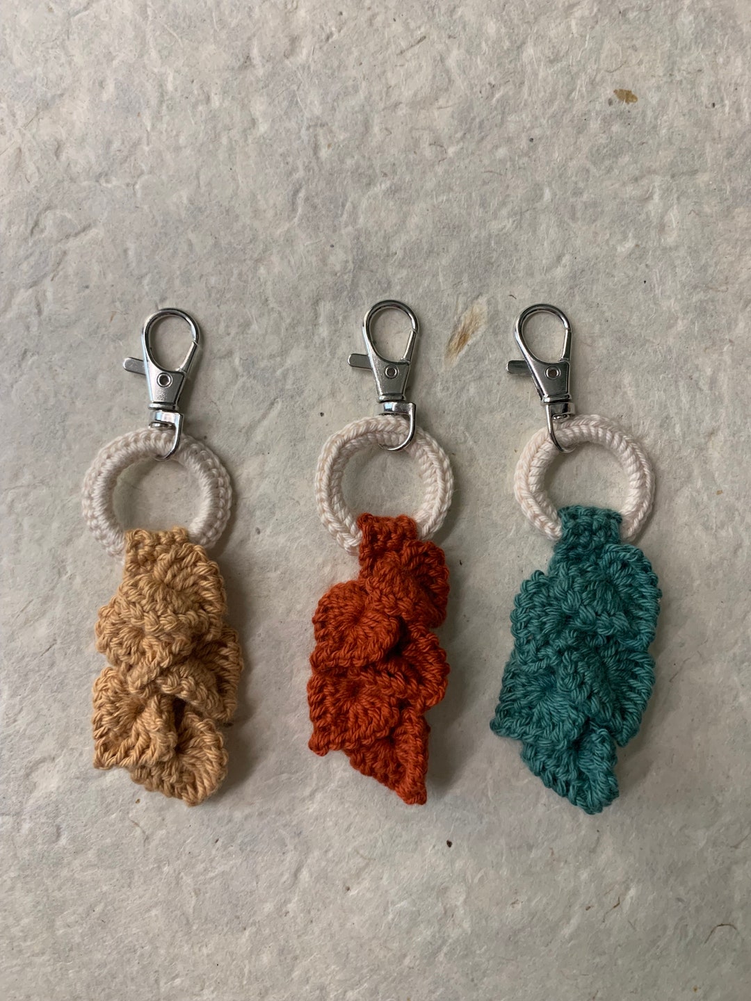Leaf Cluster Key Ring - Etsy