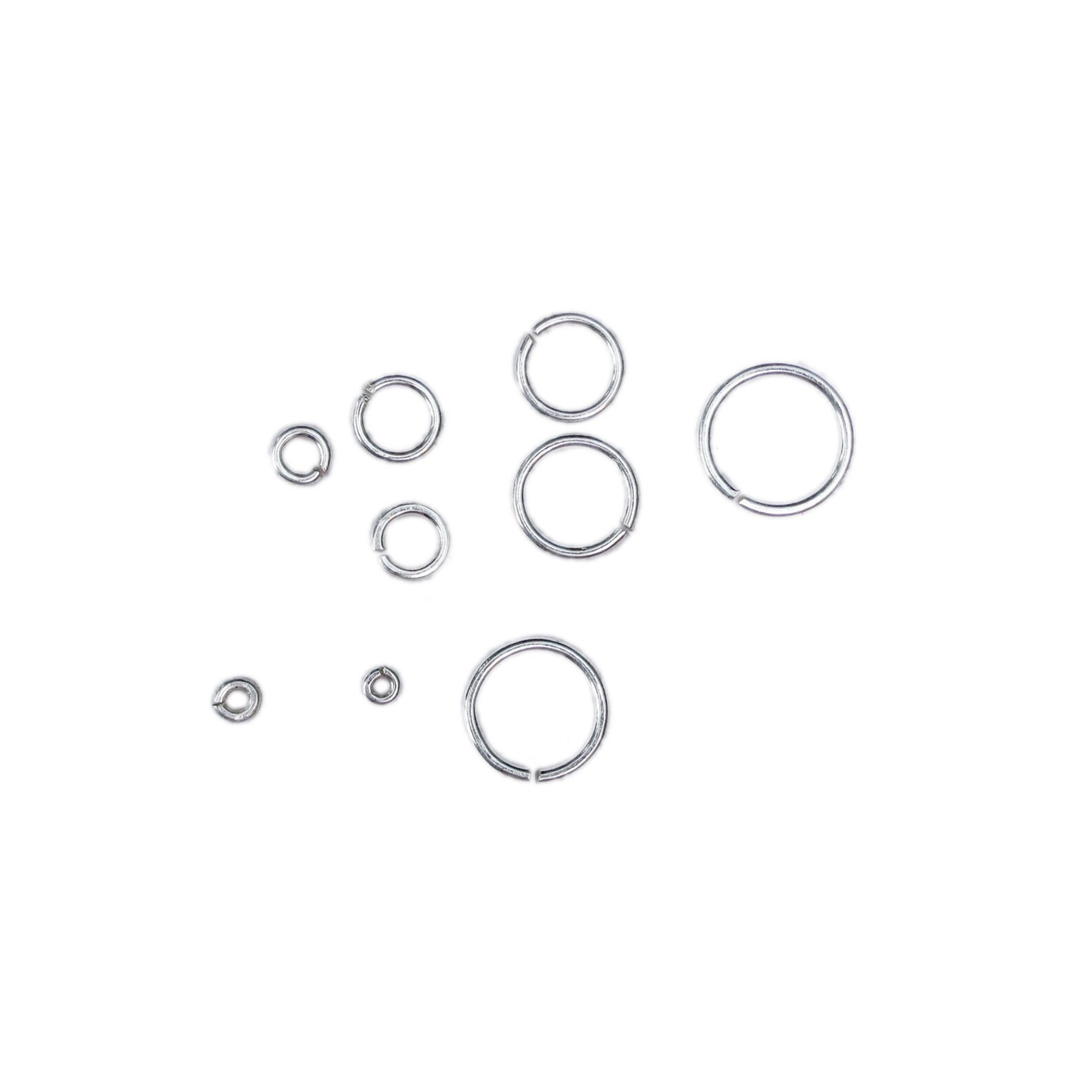 500 Pcs. Sterling Silver Jump Rings Findings Open Jump Rings | Etsy