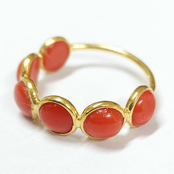 Coral Ring - Etsy