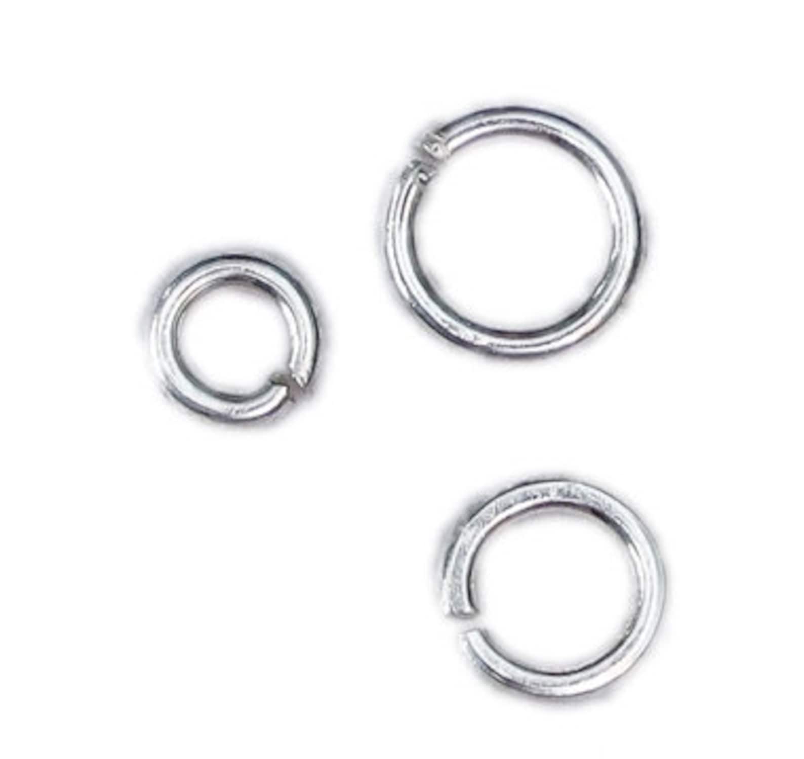500 Pcs. Sterling Silver Jump Rings Findings Open Jump Rings | Etsy
