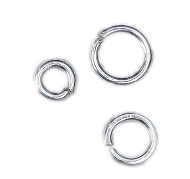 500 Pcs. Sterling Silver Jump Rings Findings Open Jump Rings | Etsy