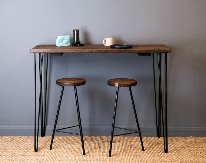 Breakfast Bar Table / Kitchen Table / Cafe Table / Kitchen Bar / Coffee ...