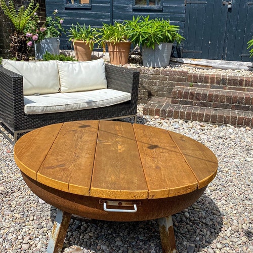 Rustic Wood Cover for BBQ Grill or Fire Pit Reclaimed - Etsy